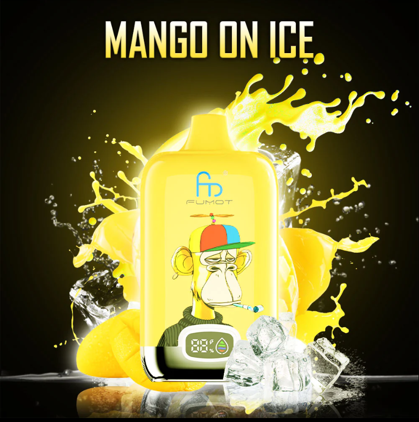 FUMOT DIGITAL BOX 12000 - Mango On Ice – TrickyVape FUMOT DIGITAL BOX 12000 - Mango On Ice – TrickyVape